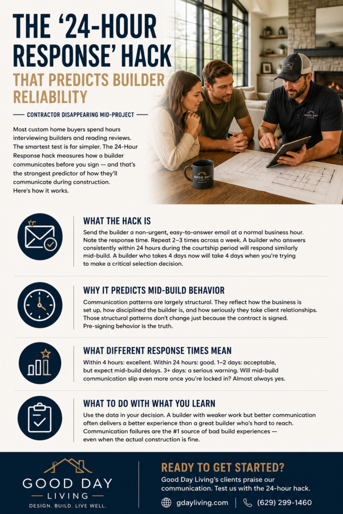 The '24-Hour Response' Hack That Predicts Builder Reliability - Good ...